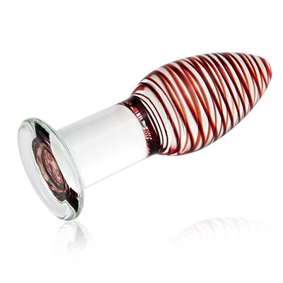 CCrystal Glass Hindcourt Plug for Men and Women with Anal Ex
