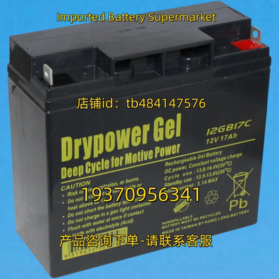 Drypowergel电池 Drypower gel battery 12GB17C 12V 17AH 电池