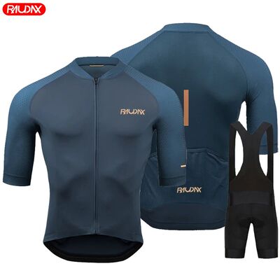 Raudax Team 2024 Men Summer Short Sleeve Cycling Jersey Set