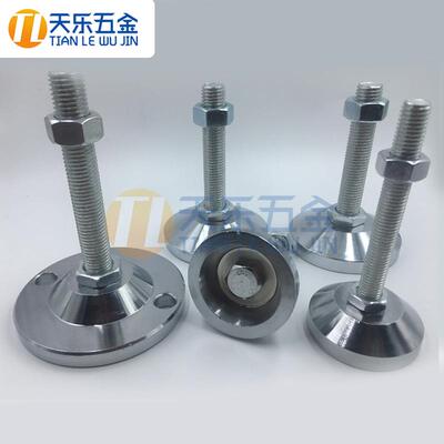 重型固定地脚螺丝镀铬机械设备机脚金属机床支撑调节脚杯底盘D150