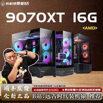 9070XT 16G AMD+显卡 台式电脑主机B站装机猿整机店
