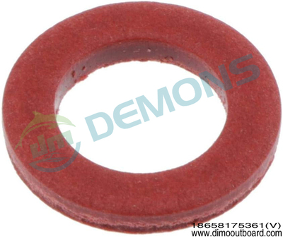 10)2冲15马力螺塞垫圈翟墨DEMONS雅马哈舷船外挂桨机90430-08020