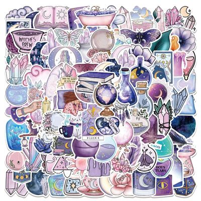 50/100pcs Witchy Stickers Apothecary Aesthetics Mystery