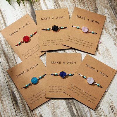 Fashion Imitation Natural Stone Geometric Round Resin