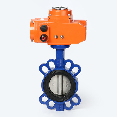 新品971X-16电动q软密封对夹蝶G阀不锈钢球阀304法兰球阀