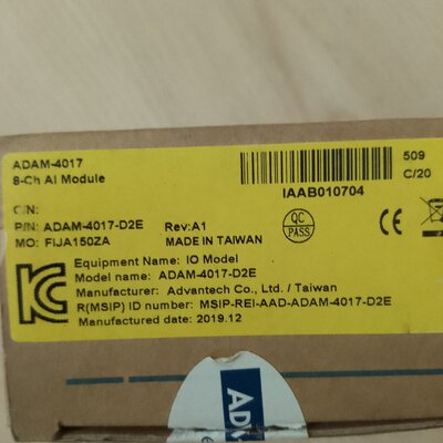 议价ADAM采集模块ADAM-4017-D2EADAM-4017ADAM-4017+