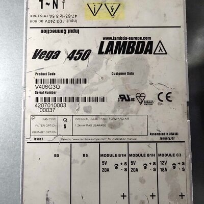 议价Vega电源Vega450Vega450V406G3QV406G3Q450V406G3Q