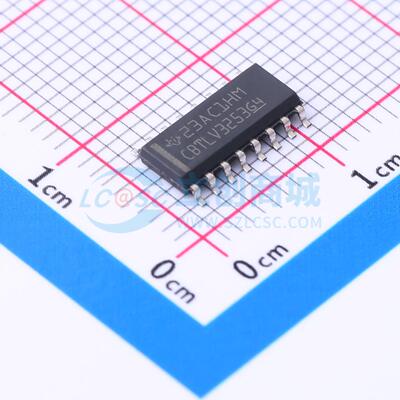SN74CBTLV3253D SOIC-16 信号开关/编解码器/多路复用器 TI(德州