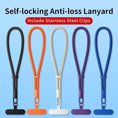 Universal Adjustable Mobile Phone Lanyard Short Wrist Strap