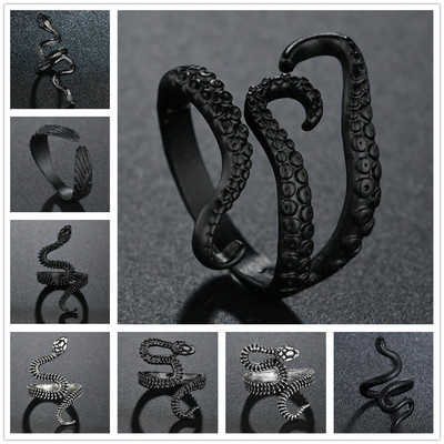Cool Rings Alloy Gothic Deep Sea Squid Octopus Ring Fashion