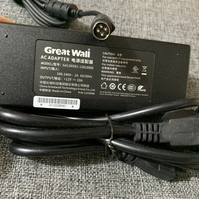 great wall长城12V10A四针线海信收款机收银机电源适配器线充电器