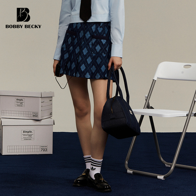 BOBBYBECKY短裙A字裙复古显瘦