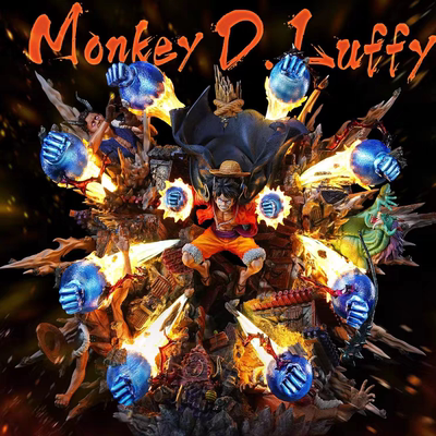 超值限量款海贼王动漫模型景品福袋盲盒路飞娜美藤虎海军大将摆件