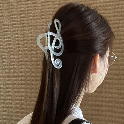 亚克力音符抓夹鲨鱼夹女高音谱号