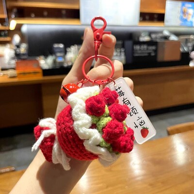 教师节礼物钥匙扣结实耐用2026新款送老师女伴手礼实用手工玫瑰花