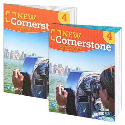 美国ESL综合小学教材 New Cornerstone Grade 4级 学生书+练习册学生套装 含在线学习账号