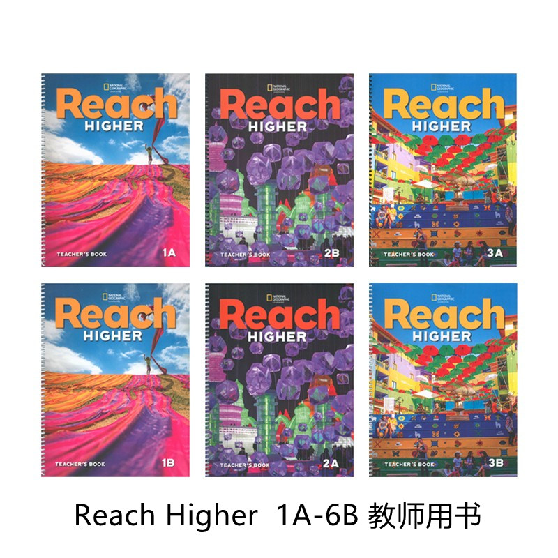 美国国家地理NGL Reach Higher Teachers book G1AB23456级教材正版鲸鱼外教原版进口教师用书白板软件_虎窝淘