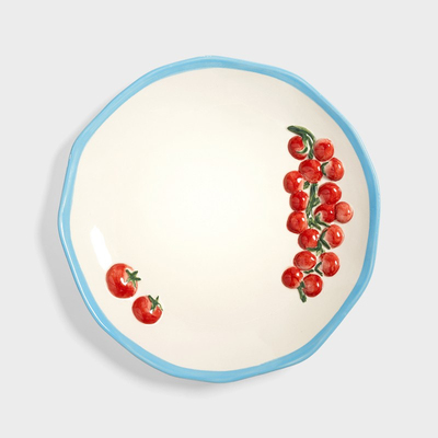 FQR LIVING荷兰&klevering amsterdam番茄童趣创意插画餐盘装饰盘