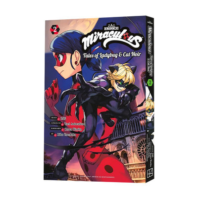 英文原版 Miraculous: Tales of Ladybug & Cat Noir 2 绽放瓢虫少女2 超级英雄题材漫画 奇迹少女 奇迹瓢虫