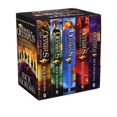 Rick Riordan 英文原版Percy Jackson Heroes of Olympus 波西杰克逊第二季 5册套装 奥林匹斯英雄系列 少年奇幻冒险小说
