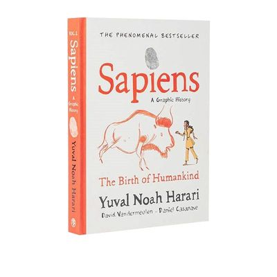 预售 人类简史1 Sapiens A Graphic History 从动物到上帝 精装漫画 The Birth of Humankind 英文原版世界通史 尤瓦尔赫拉利