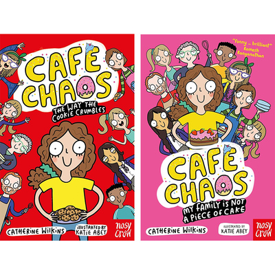 预售 英文原版 Cafe Chaos 混乱咖啡馆系列 2册 The Way The Cookie Crumbles 儿童校园生活 亲情成长故事