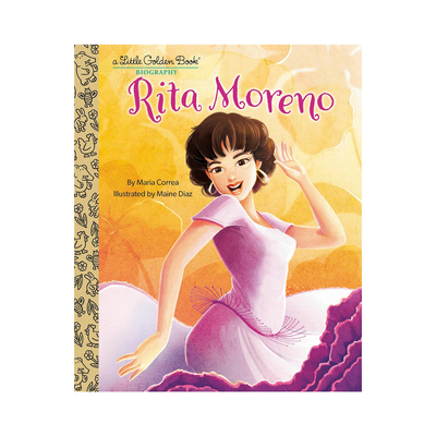 预售 Rita Moreno 丽塔莫雷诺 Little Golden Book Biography 西区故事 精装影视人物传记小金书 英文原版 儿童阅读