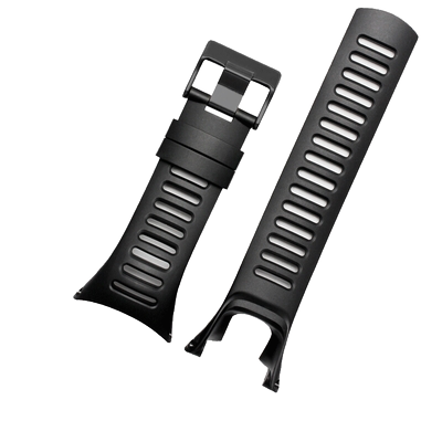 适配颂拓智能手表表带SUUNTO Ambit系列松拓拓野Suunto ambit3 1 2R 2S 3代户外运动橡胶硅胶表带凹口