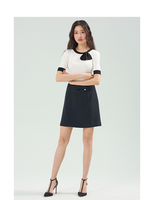 气质显瘦高腰半身裙通勤风