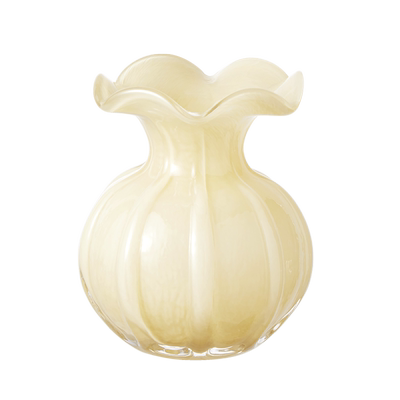 茹园法式奶油风中古芬顿玻璃花瓶