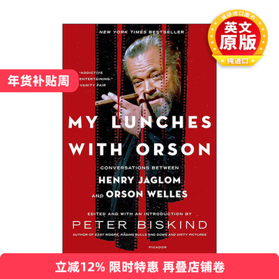 英文原版 My Lunches with Orson 与奥逊·威尔斯共进午餐 英文版 进口英语原版书籍