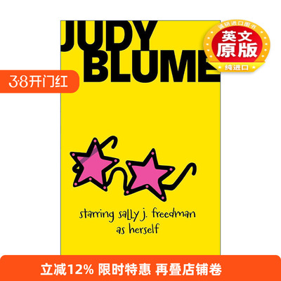 英文原版 Starring Sally J. Freedman as Herself 莉莎主演她本人 Judy Blume儿童小说 英文版 进口英语原版书籍