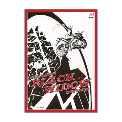 英文原版 Chris Samnee's Black Widow Artist's Edition 克里斯·萨姆尼 黑寡妇 手工原稿版 IDW漫画 精装收藏版 进口英语书籍