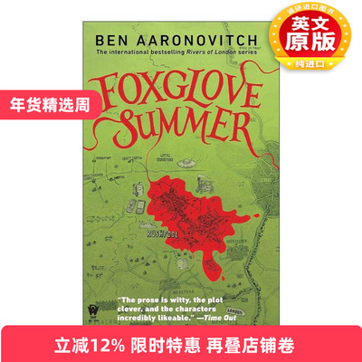 英文原版 Foxglove Summer Rivers of London 05 伦敦探案系列 毛地黄之夏 奇幻小说 班恩·艾伦诺维奇 英文版 进口英语原版书籍
