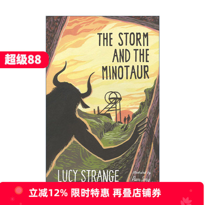 英文原版 The Storm and the Minotaur 风暴与牛头怪 露西·斯特兰奇 儿童插画历史小说 英文版 进口英语原版书籍