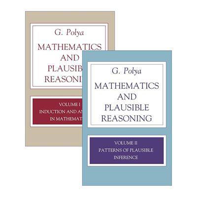 英文原版 Mathematics and Plausible Reasoning 数学与猜想系列2册 G. 波利亚 普林斯顿 英文版 进口英语原版书籍
