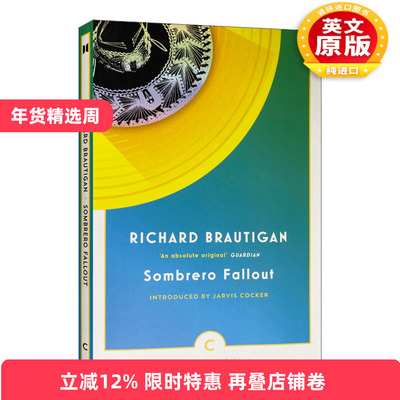 英文原版小说 Sombrero Fallout 掉落的草帽 理查德·布劳提根 后垮掉派诗人 英文版 进口英语原版书籍