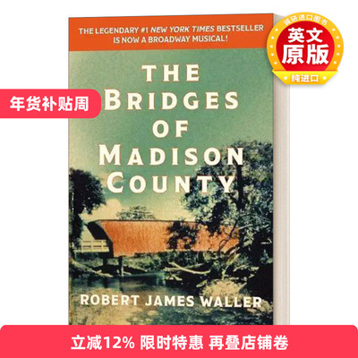 英文原版 The Bridges of Madison County 廊桥遗梦 英文版 进口英语原版书籍