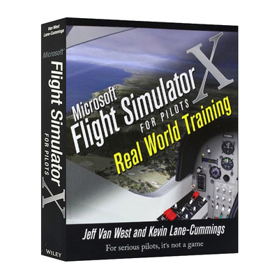 英文原版 Microsoft Flight Simulator X for Pilots 微软模拟飞行员指南 英文版 进口英语原版书籍