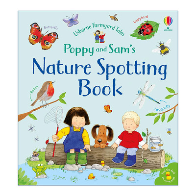英文原版绘本 Poppy and Sam's Nature Spotting Book 农场故事波比和山姆 观察大自然 纸板翻翻书 英文版 进口英语原版书籍