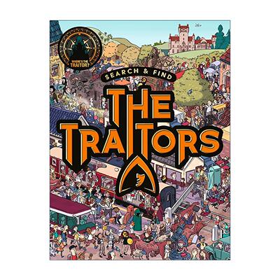 英文原版 Search and Find The Traitors 真人秀背叛者游戏书 狼人杀 解谜 英文版 进口英语原版书籍