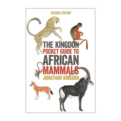 英文原版 The Kingdon Pocket Guide to African Mammals 非洲哺乳动物金顿袖珍指南 第二版 英文版 进口英语原版书籍