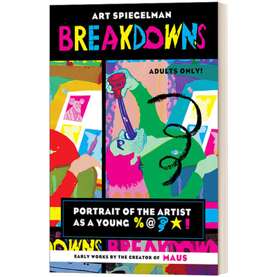 英文原版 Breakdowns Pantheon Graphic Library 崩溃 漫画 2022美国国家图书基金会终身成就奖 Art Spiegelman 英文版 进口书籍