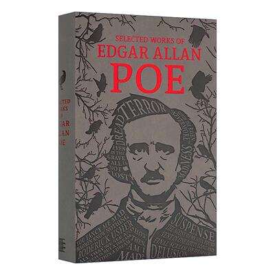 英文原版 Selected Works of Edgar Allan Poe 爱伦坡小说诗歌选集 软精装皮质封面词云经典 Word Cloud Classics 进口英语原版书