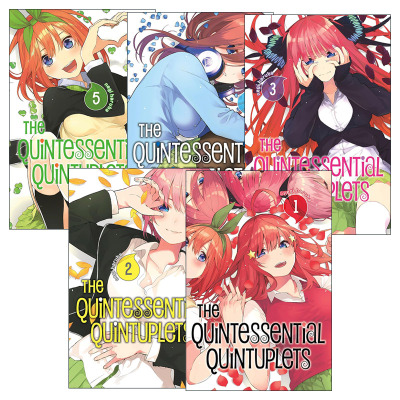 英文原版 The Quintessential Quintuplets 五等分的新娘1-5册 同名动漫漫画 春场葱 讲谈社 英文版 进口英语原版书籍