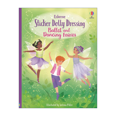英文原版 Sticker Dolly Dressing Ballet and Dancing Fairies 多莉贴纸 芭蕾舞和舞蹈仙女 英文版 进口英语原版书籍