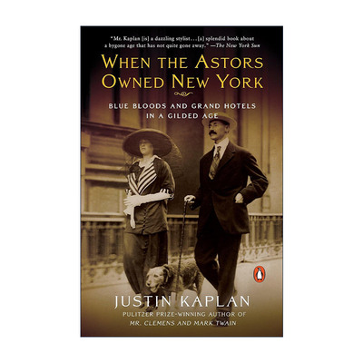 英文原版 When the Astors Owned New York 当阿斯特家族控制了纽约 镀金时代的贵族和大酒店 传记 Justin Kaplan进口英语原版书籍