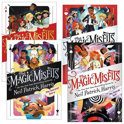 英文原版 The Magic Misfits 非凡魔术团 魔法边缘少年系列1-4册 英文版 进口英语原版书籍