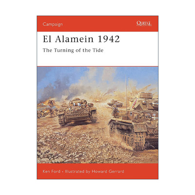 英文原版 El Alamein 1942 二战阿拉曼战役 战争历史系列 英文版 进口英语原版书籍