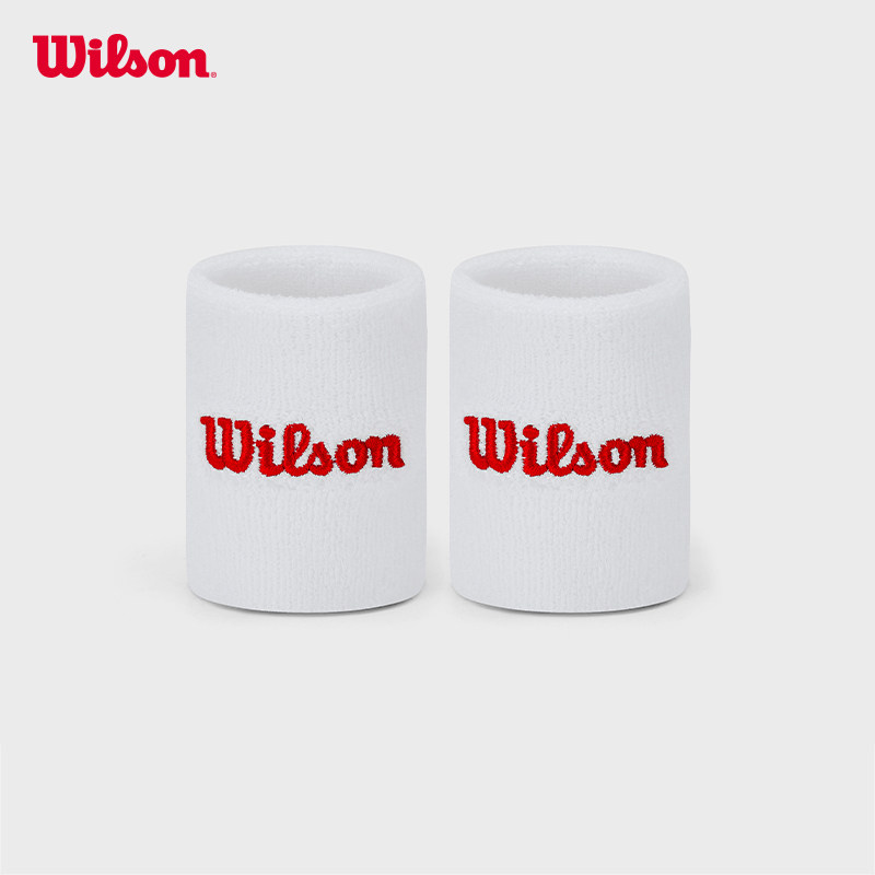 Wilson威尔胜男女同款运动护腕LOGO网球吸汗亲肤保护腕带